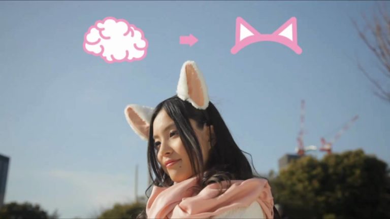 neurowear "necomimi" concept movie （脳波で動く猫耳） - BUZZ-SITE